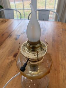 How to Convert an Oil Lamp to Electric