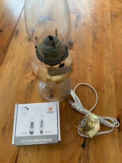 How to Convert an Oil Lamp to Electric